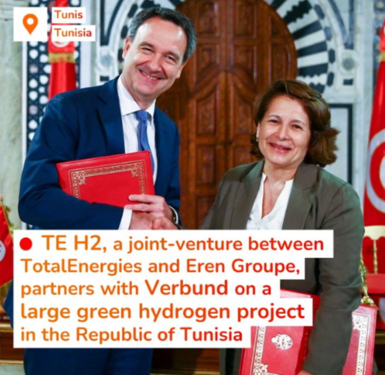 Total-Eren JV Partners on a Large Green Hydrogen Project in Tunisia ...